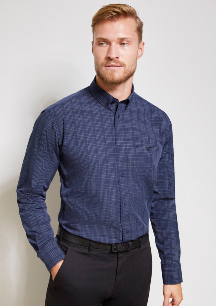 S820ML - Mens Harper Long Sleeve Shirt - Stitchworx Embroidery & Printing