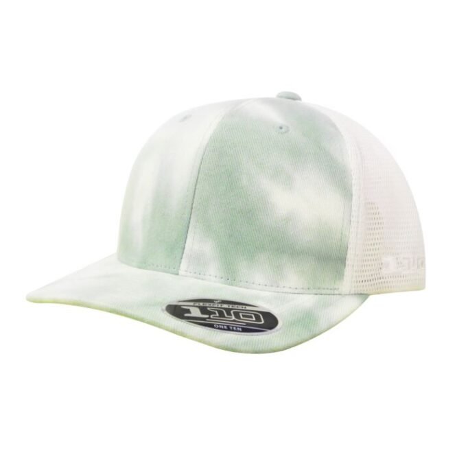 Flexfit 110 Trucker Dye Mesh Cap - Mint - Stitchworx Embroidery & Printing