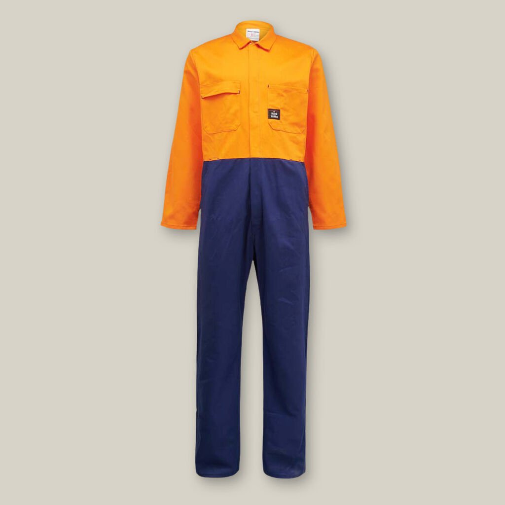 Day Only Cotton Hi-Vis Dome Front Overall - Stitchworx Embroidery ...